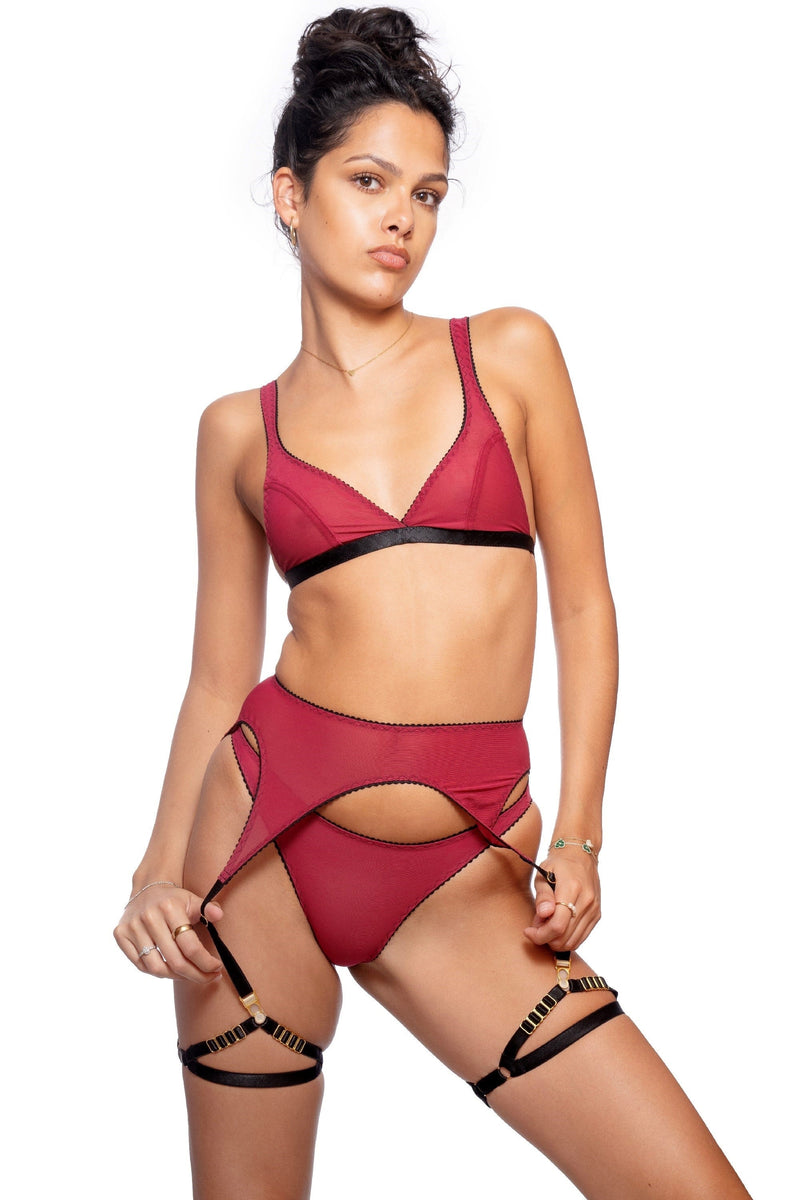 ASTER premium mesh lingerie set | ColieCo